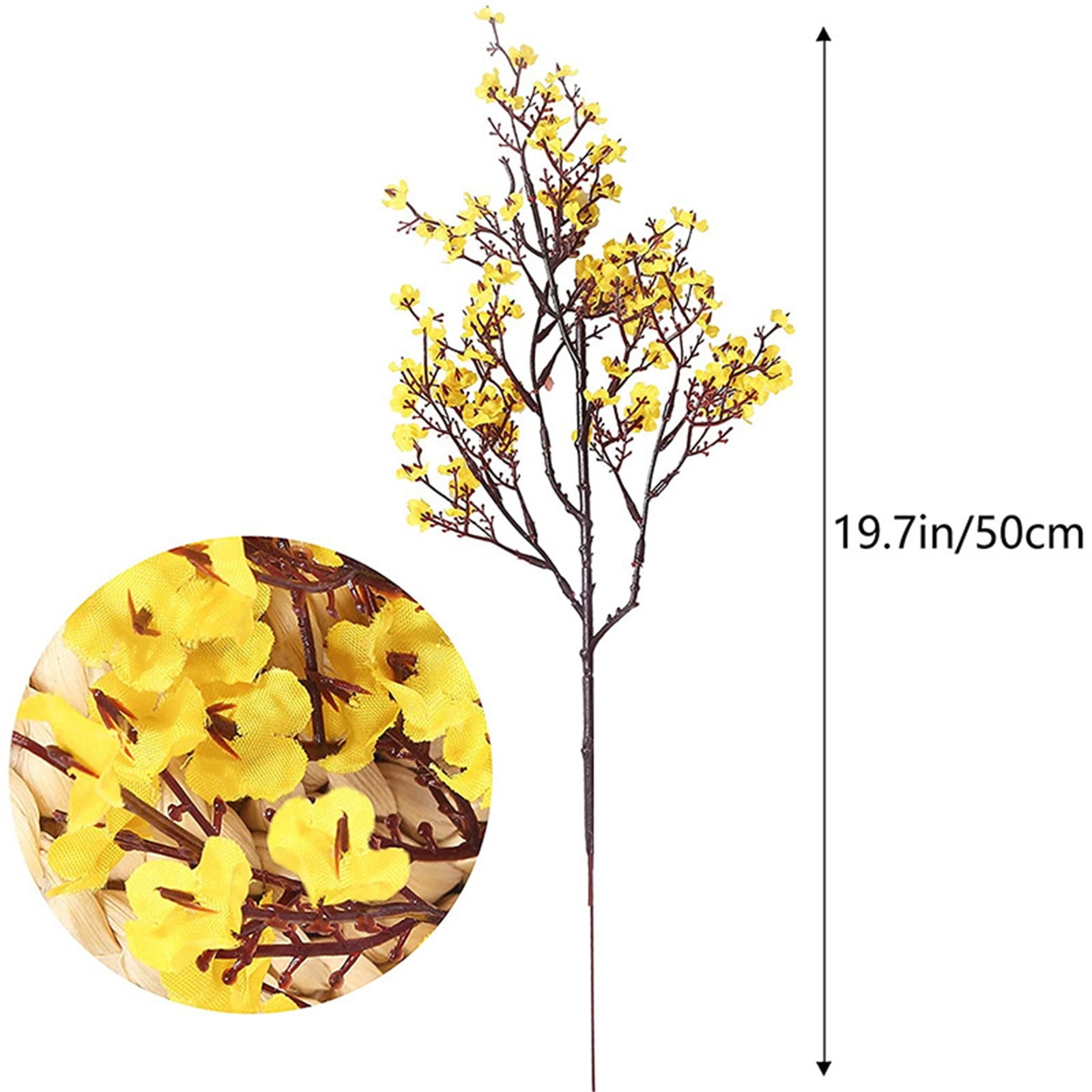 Fake Flowers,Artificial Flowers Full Of Star Silk Flowers Dried Bouquet ...