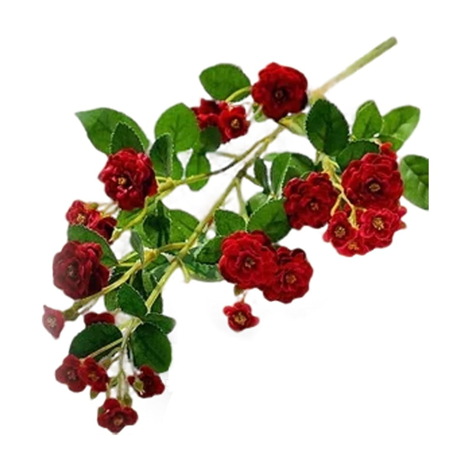 Fake Flowers,Artificial Rose Long Stem Artificial Flowers Rustic Fall ...