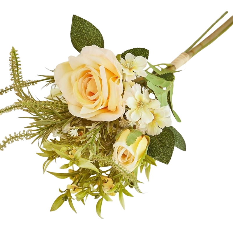 Fake Flowers Bouquet,Rose Artificial Flowers Silk Flowers Artificial ...
