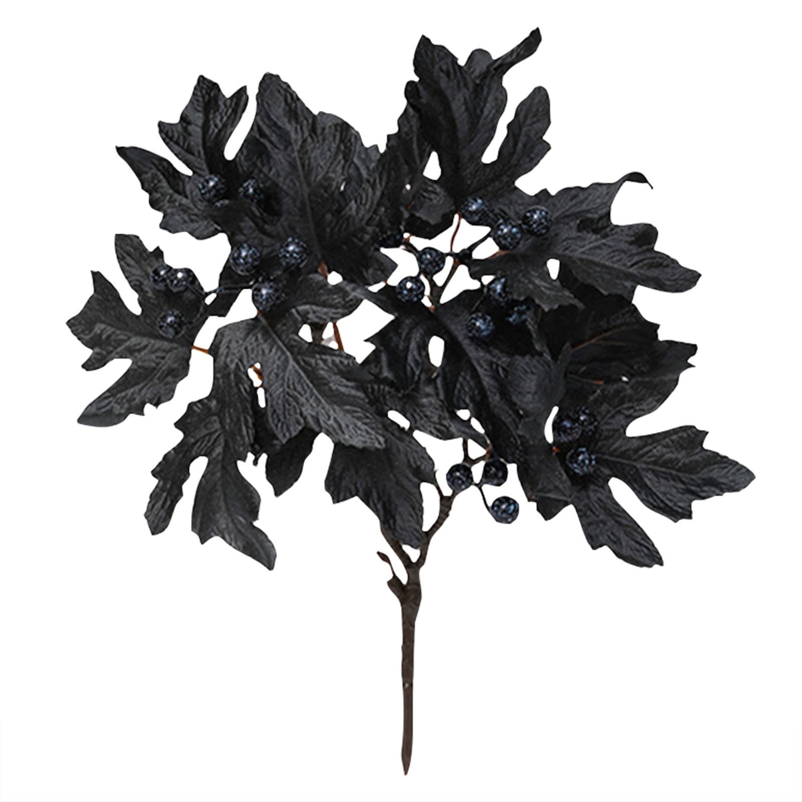 Fake Flowers, Fall Decor - Dienrx Maple Leaves for Festival Flocked ...