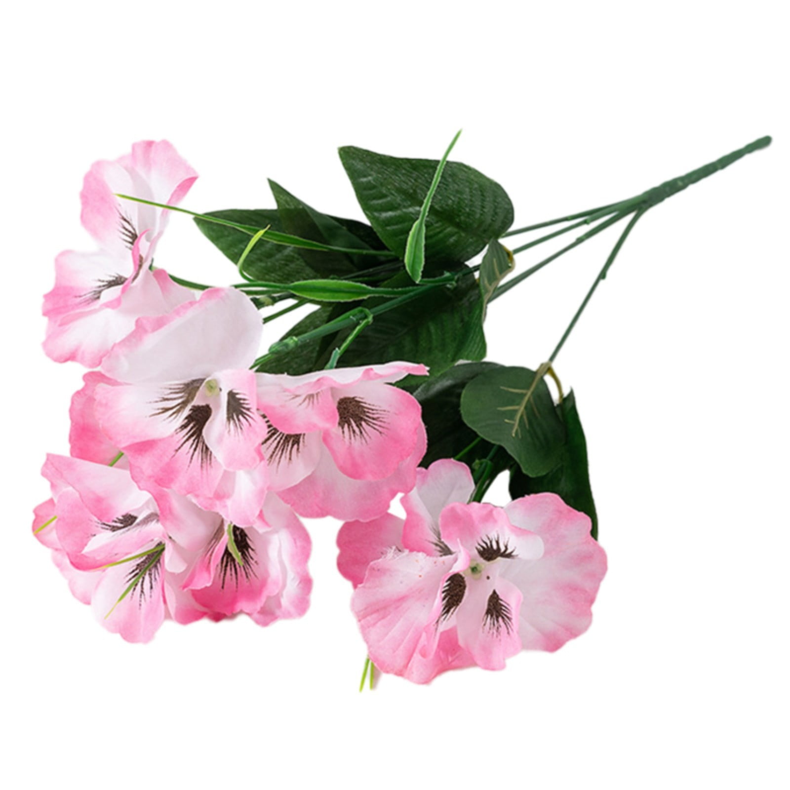 Fake Flowers In Vase， Artificial Flowers Pansy African Small Wild ...