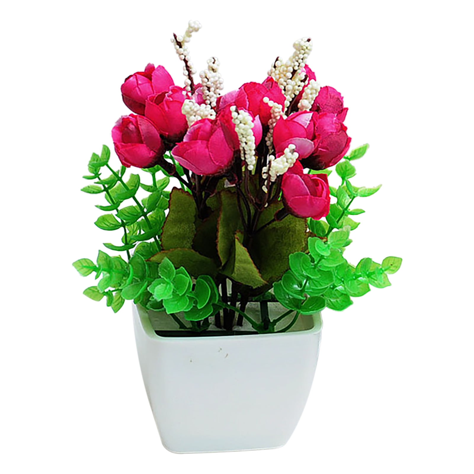 Fake Flowers In Vase， Fake Flower Pendant Floor Flower Potted Plant ...