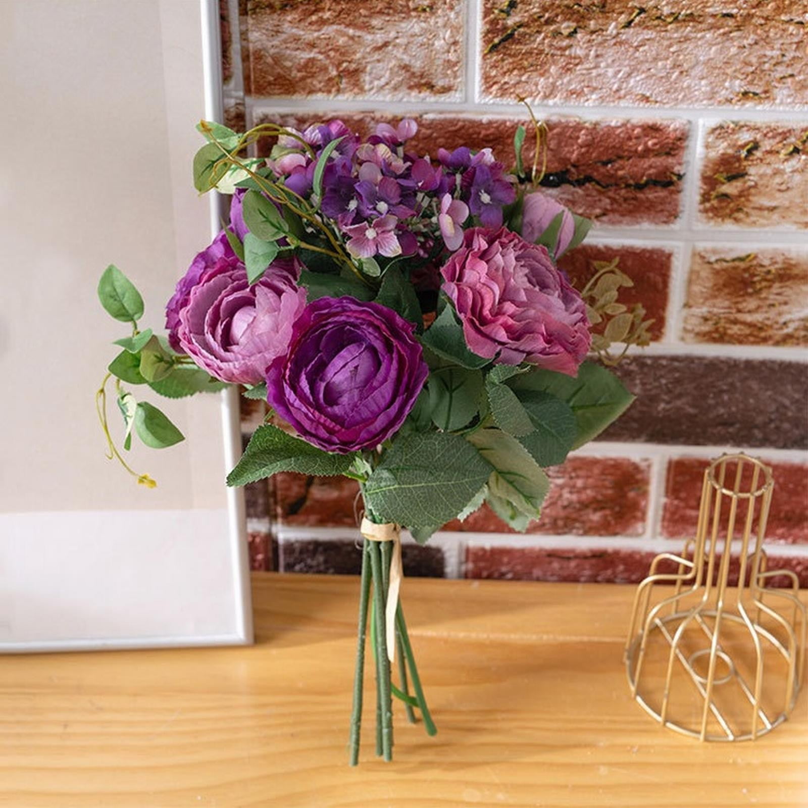 Fake Flowers Promotion Sale! Nomeni Artificial Purple Flower ...