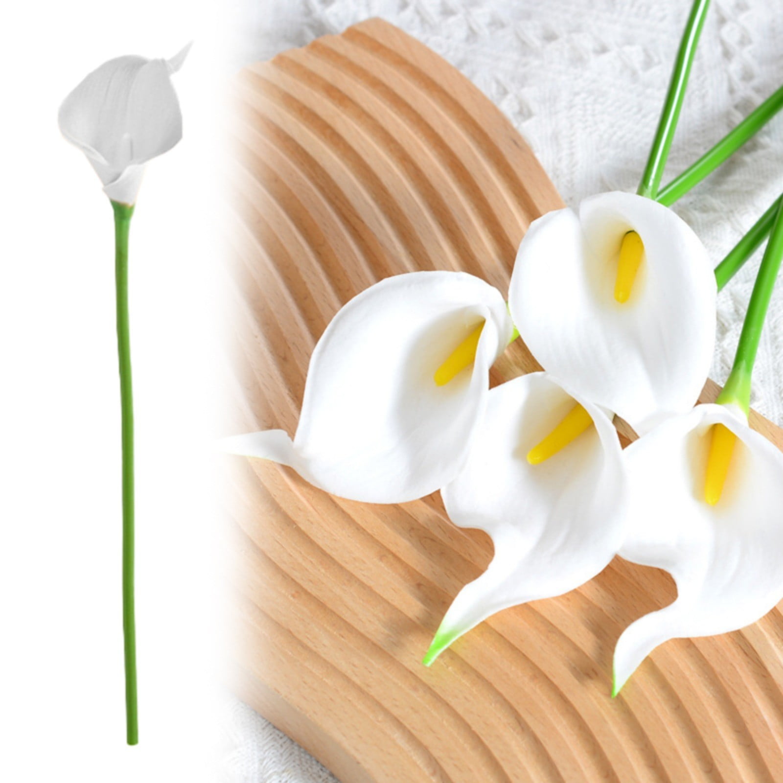 Fake Flowers,Simulation Flower High End New Living Room 10 Calla ...