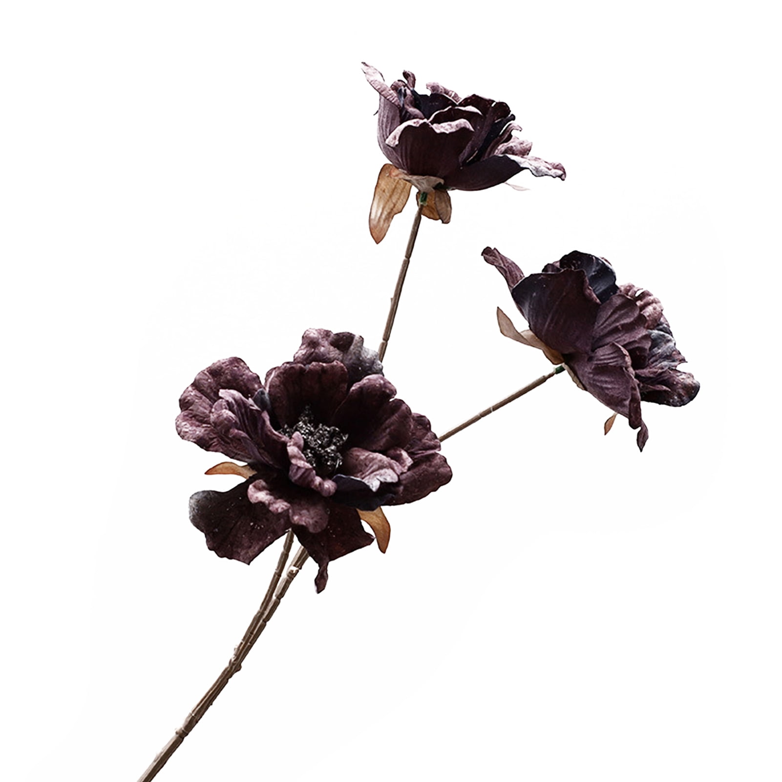 Fake Flowers Vintage Artificial Peony Silk Flowers Wedding Home ...