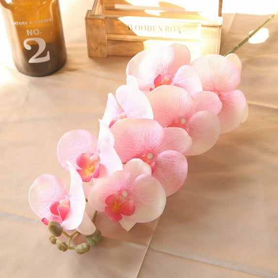 Fake Flowers,Water Velvet Phalaenopsis High Simulation Chinese ...