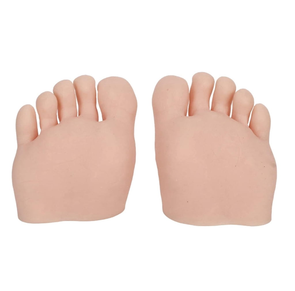 Fake Foot Model Silicone Practice Foot Flexible Movable Fake Foot ...