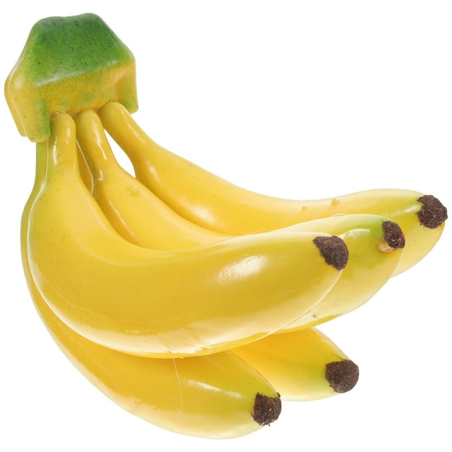 Fake Fruit Banana Cluster Artificial Fruit Foam Bananas Cluster Fake ...