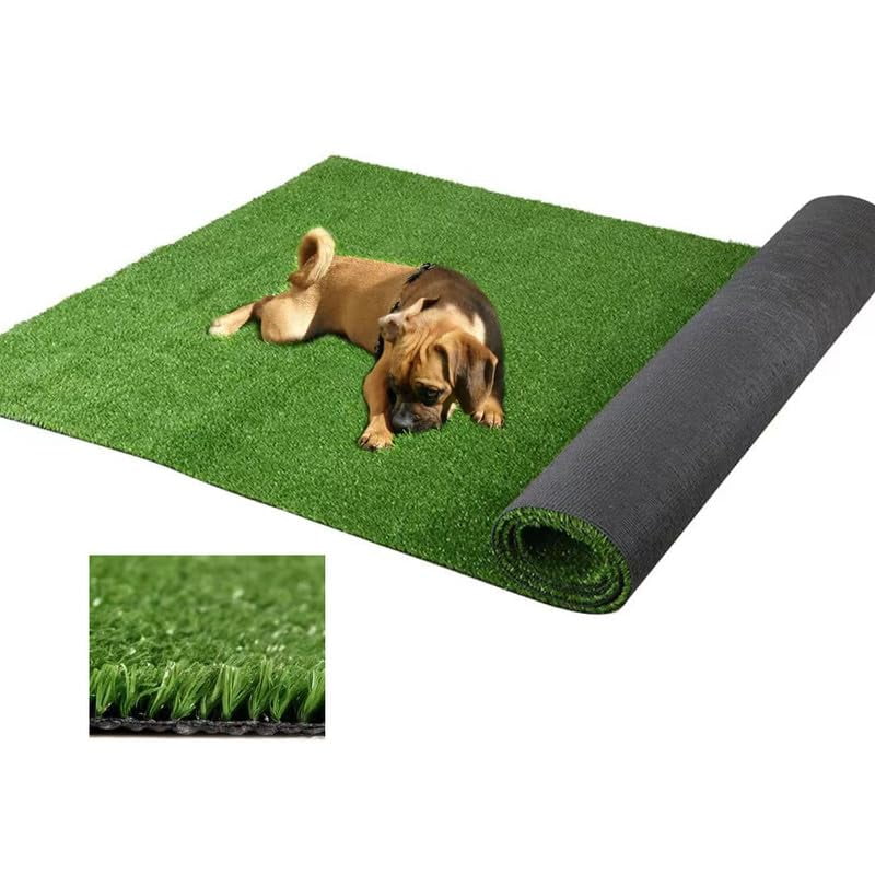 Fake Grass Artificial Turf, 3FT x 22FT 0.4 inch Pile Height Synthetic ...