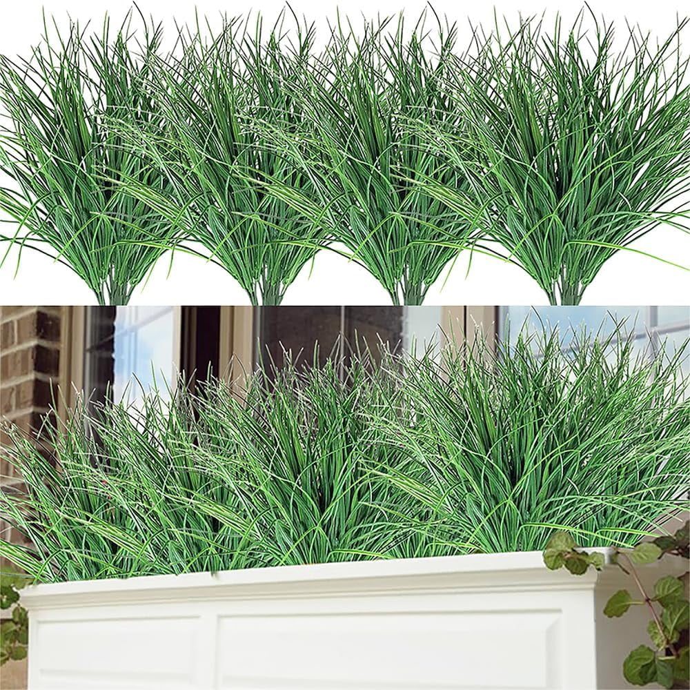 Fake Grass Plant Artificial Wheat Grass Plants Bushes Plastic Plants ...