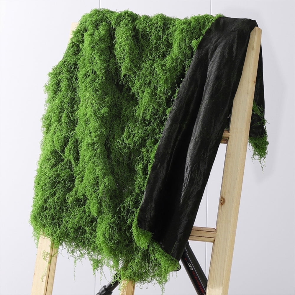 FSZNKJ Artificial Green Moss Mat 19.68"x19.68" for DIY Crafts, Potted ...
