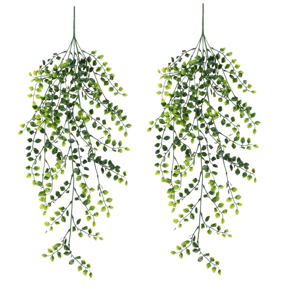 Fake Hanging Plants,Artificial Hanging Ferns Plants,Fake Ivy Boston ...