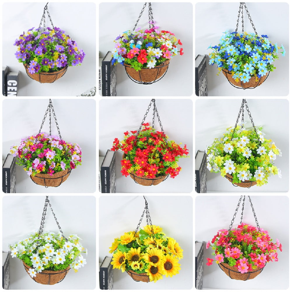 Fake Hanging Plants Artificial Hanging Plants Indoor Artificial Hanging ...