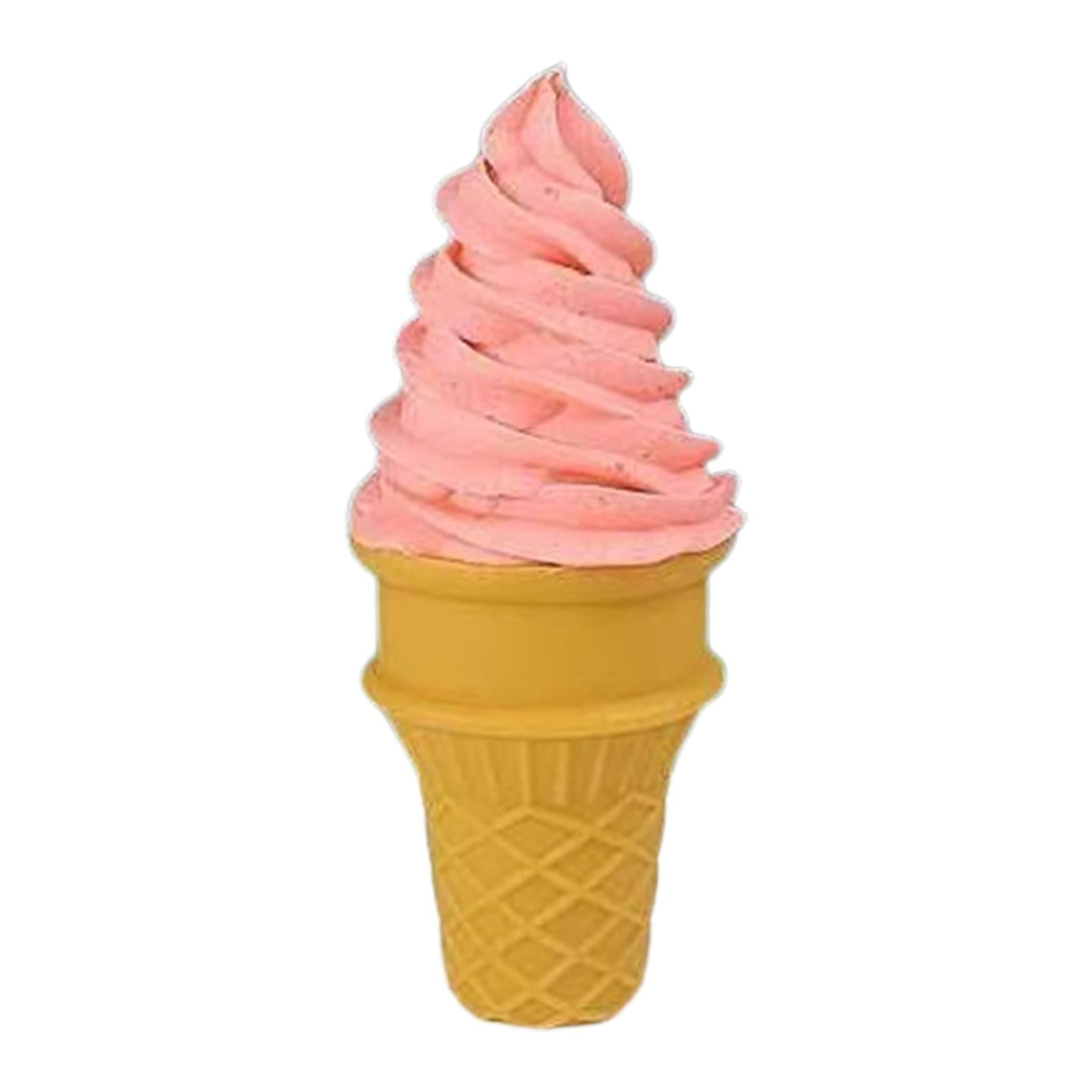 Fake Ice Cream Cone Simulation Ice Cream Food Model Realistic Pretend ...