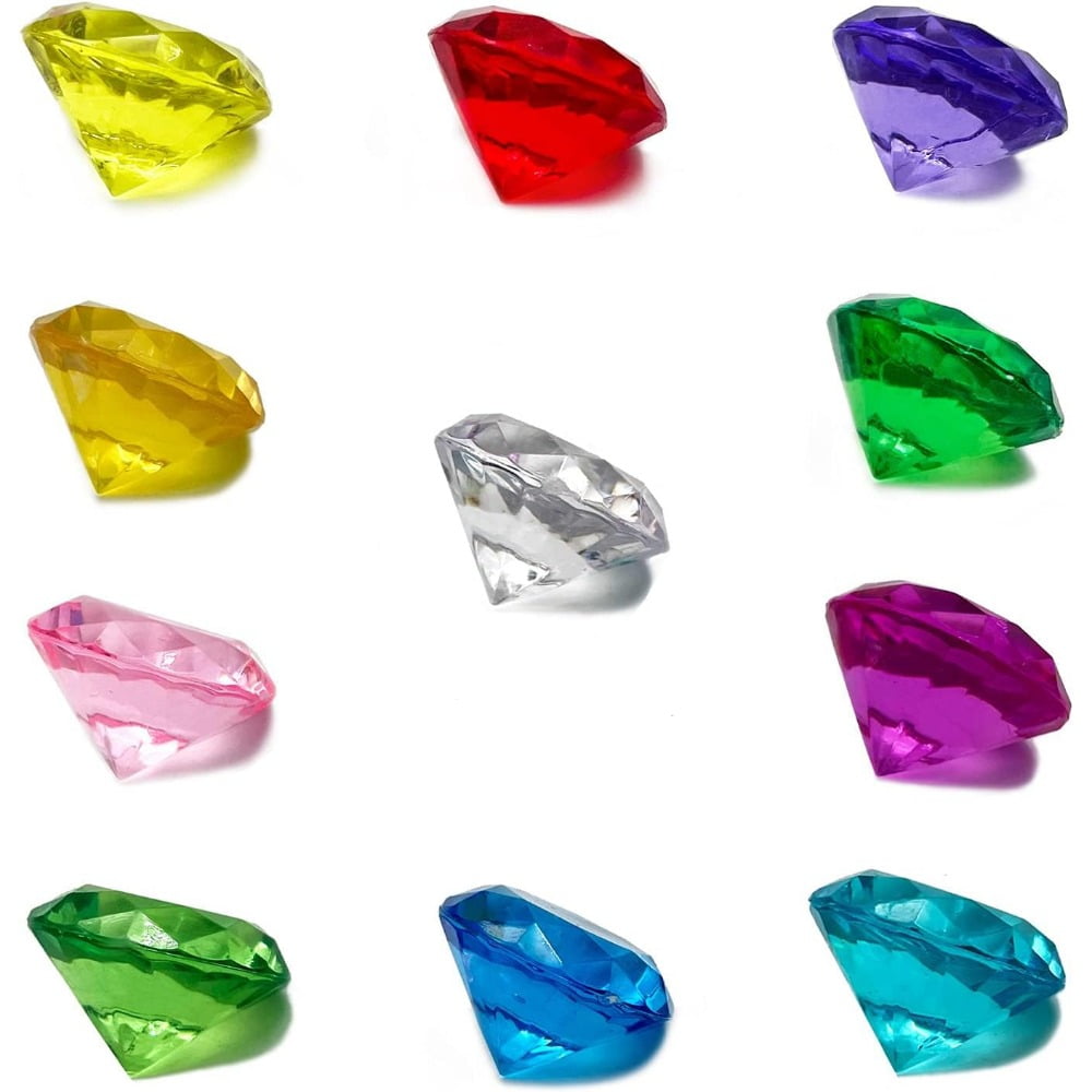 Fake Ice Cubes, Acrylic Vase Fillers for Centerpieces, Crushed Diamond ...