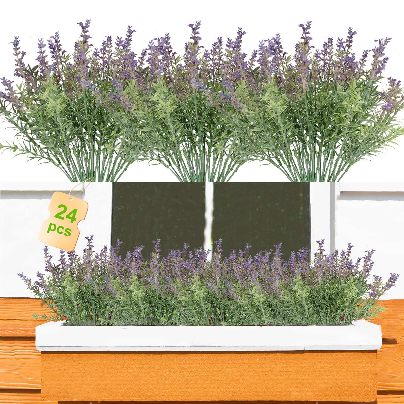 Purple Bathroom Accessories Coolmade Lavender Artificial Flower Pot - 2 ...