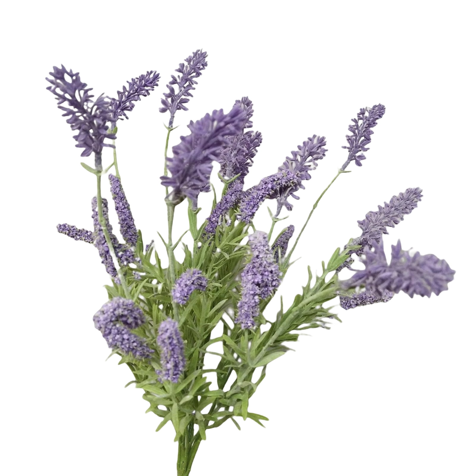 Fake Lavender Plant Plastic, Faux, Frosted Decor, Modern, Mantel ...