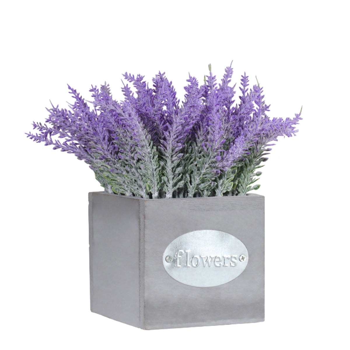 Fake Lavender Plants in POTS - Fake Lavender flowers decorated with ...