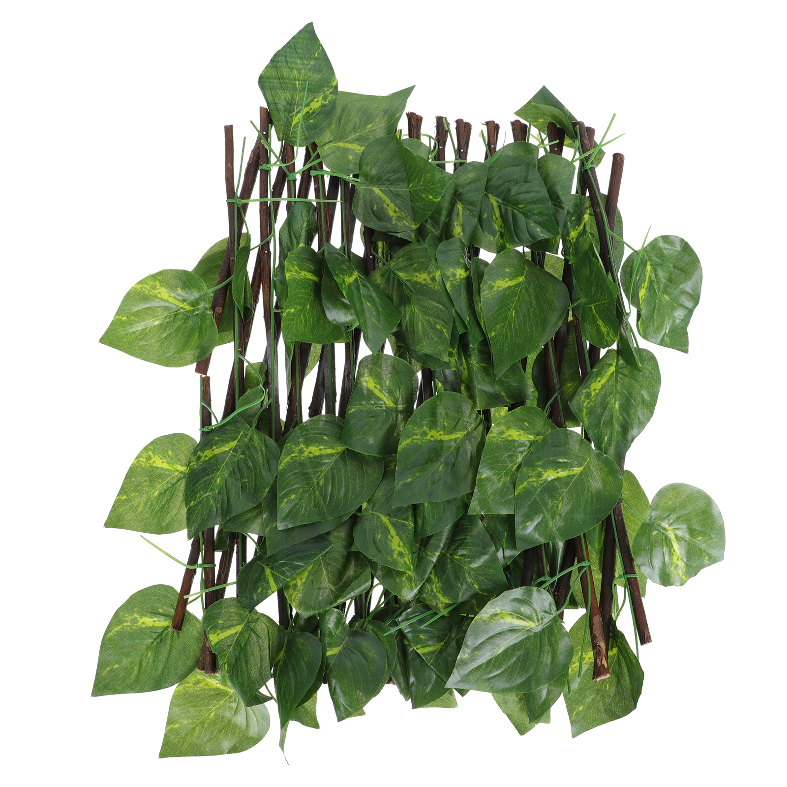 Fake Leaf Decor Net Balcony Privacy Screen Simulation Plant Fence Green ...