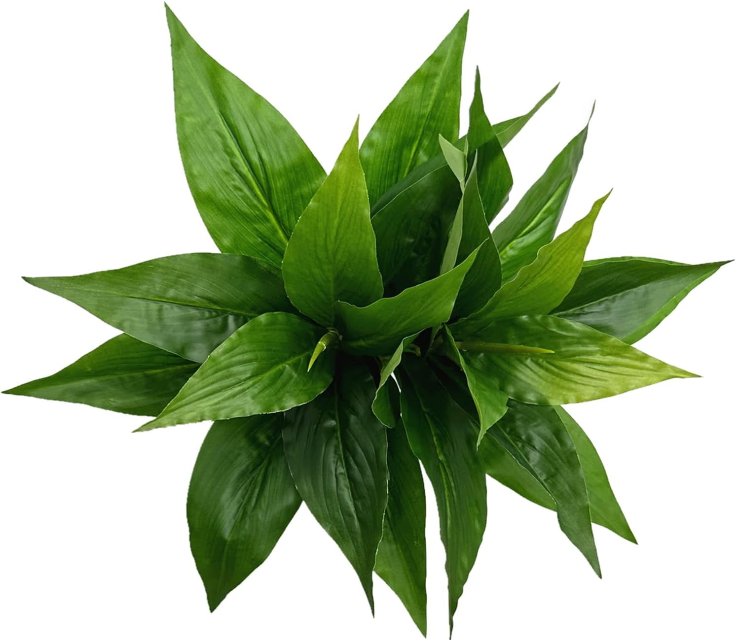 Fake Leaves Plants for Christmas Decor, Gold Artificial Shrubs Grass ...