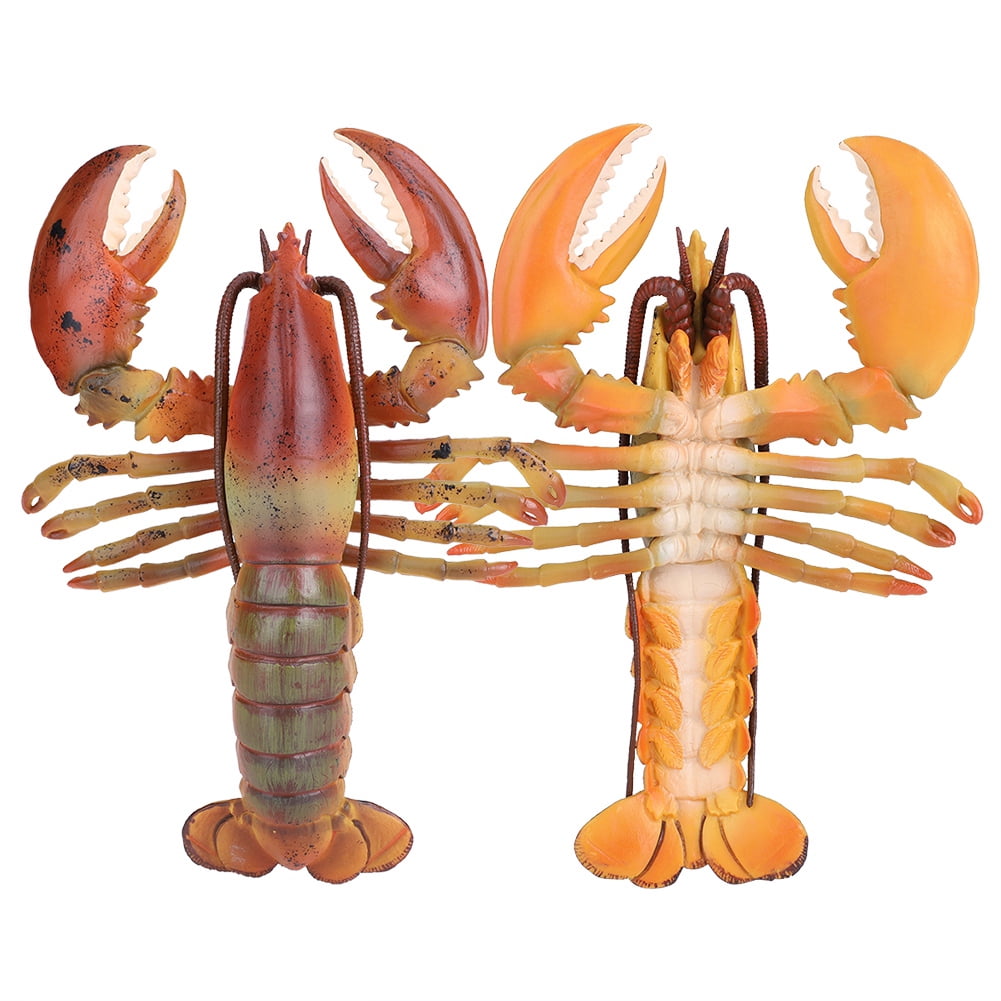 Fake Lobster Lifelike Model Artificial Marine Plastic Animals Desktop ...