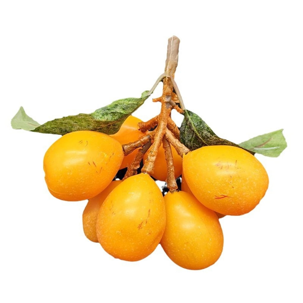 Fake Loquat Artificial Loquat Realistic Fruit Model Simulation Loquat ...