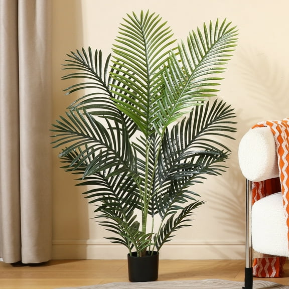 Fake Majesty Palm Plant Artificial Majestic Palm Faux in Pot for Indoor ...