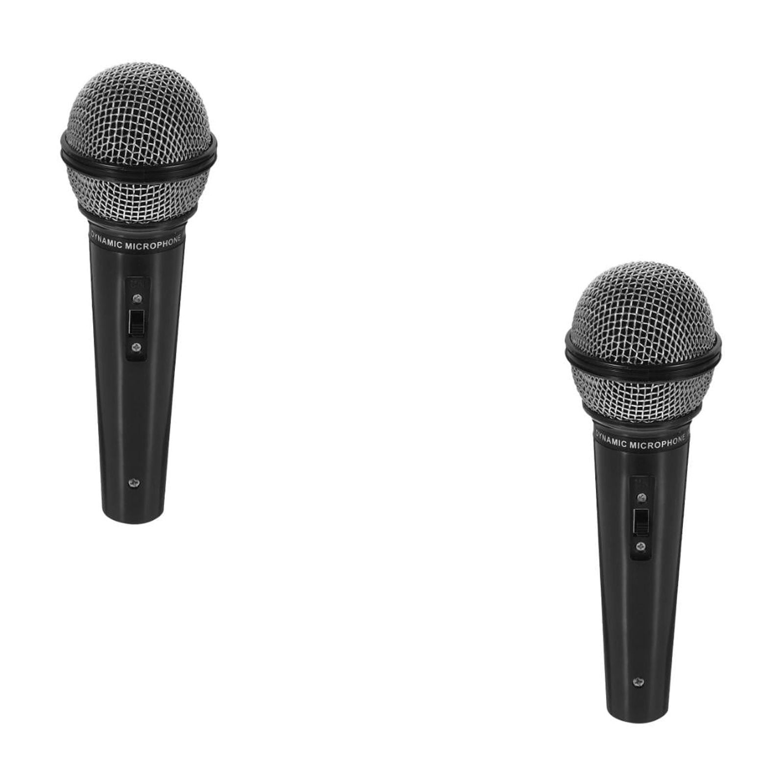 Fake Microphone, 2pcs Plastic Pretend Microphone Toy, Fake Mic Props ...