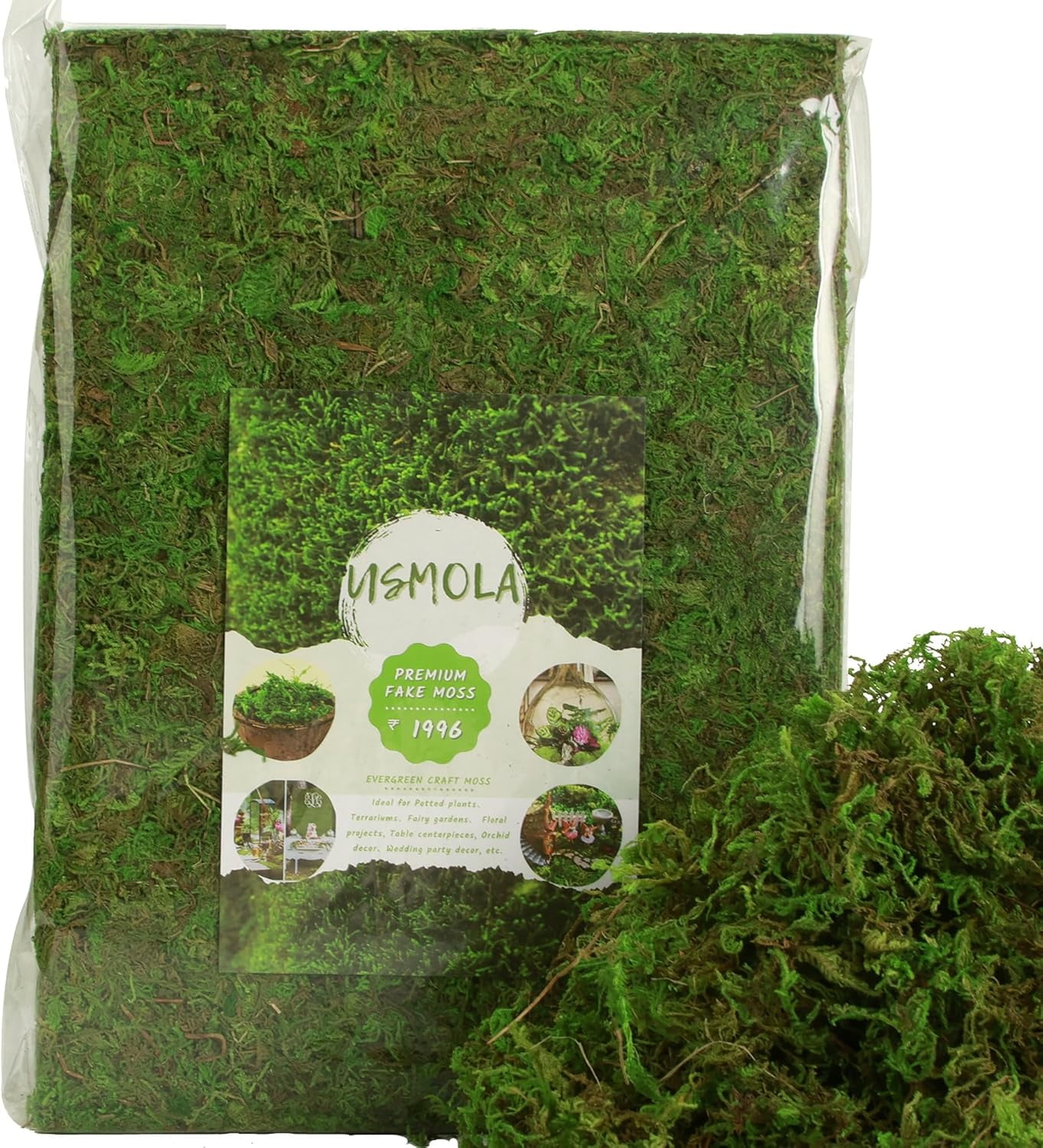 Fake Moss for Potted Plants Indoor, 2LBS Large Capacity Artificial ...