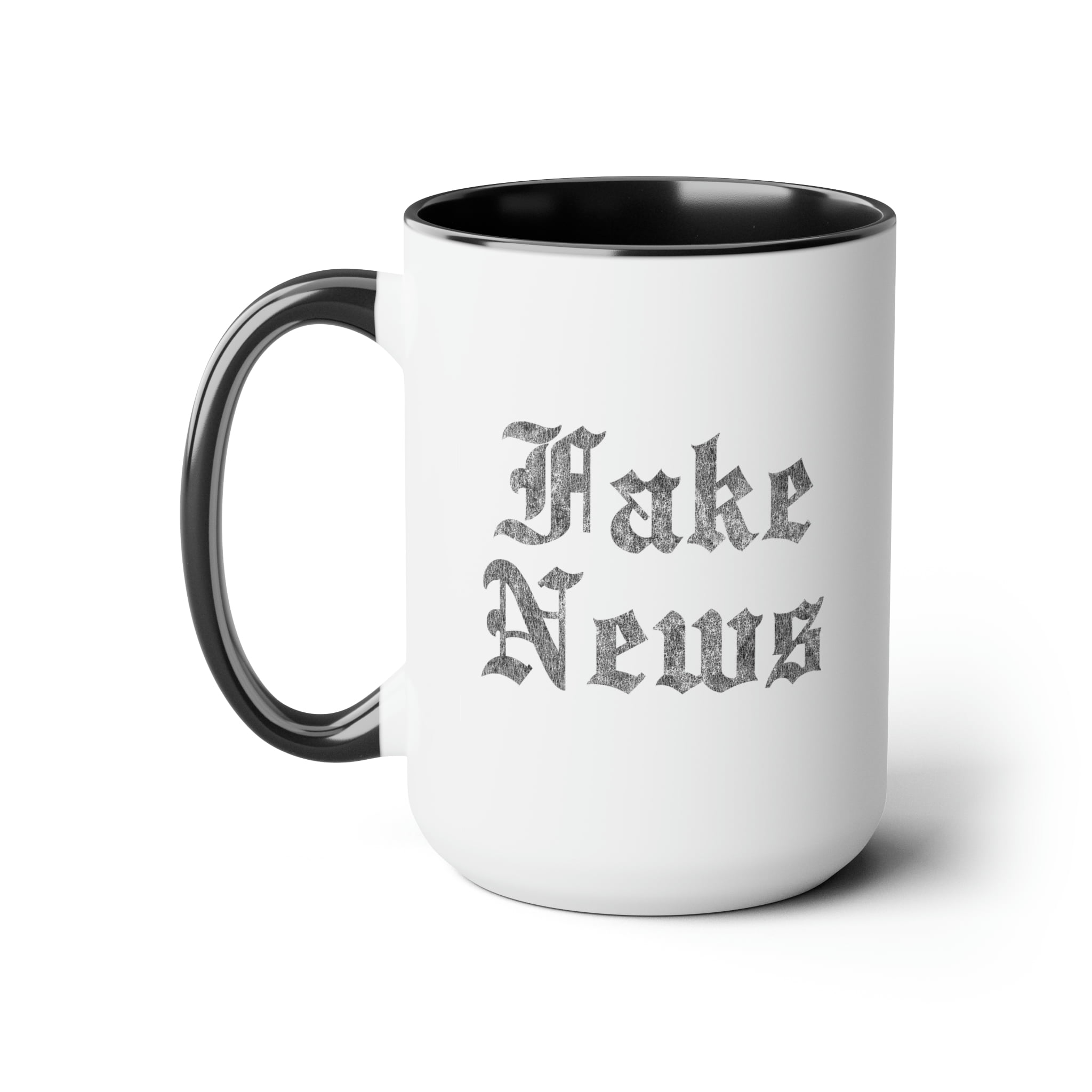 Fake News Retro Two-Tone Coffee Mugs, 15oz - Walmart.com