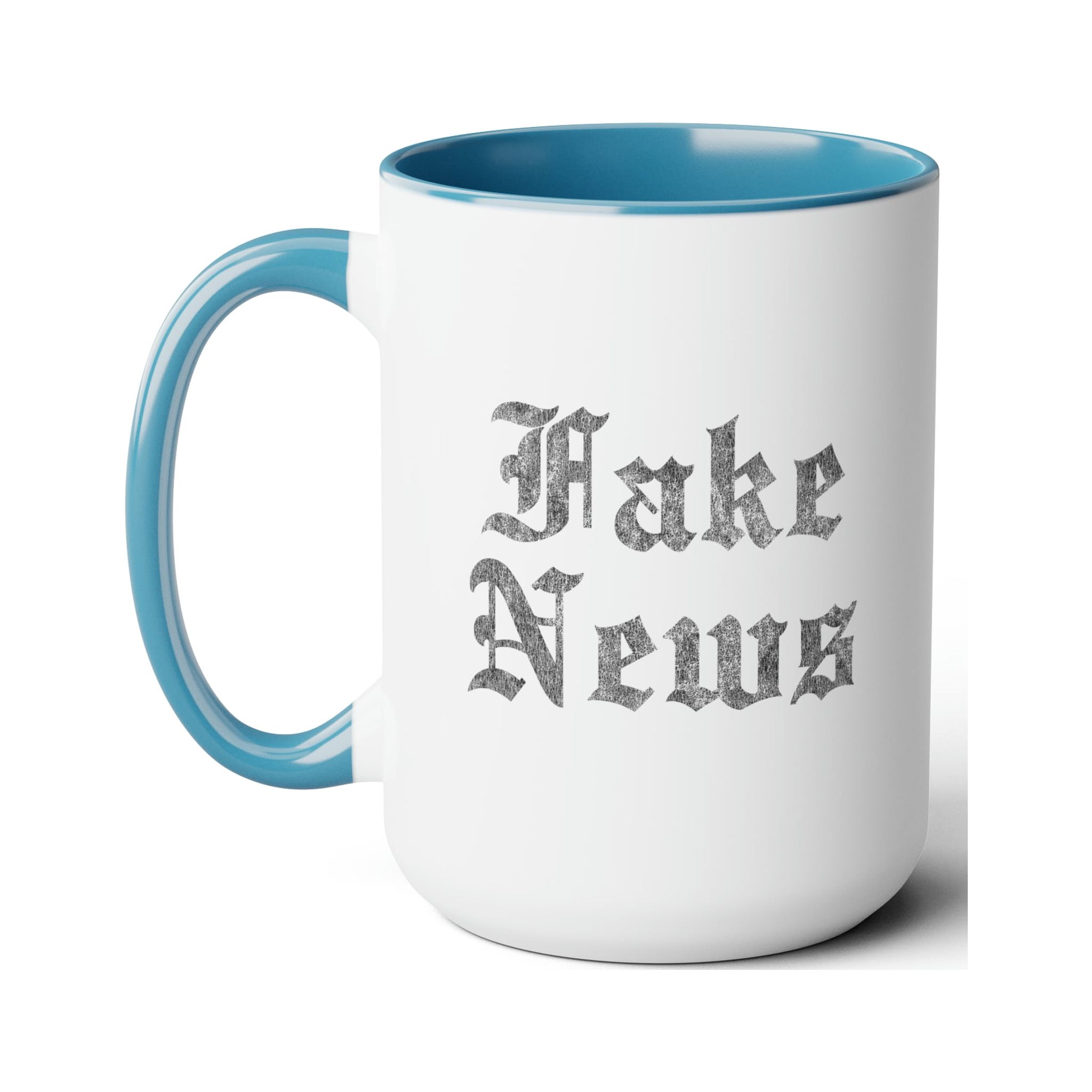 Fake News Retro Two-Tone Coffee Mugs, 15oz - Walmart.com
