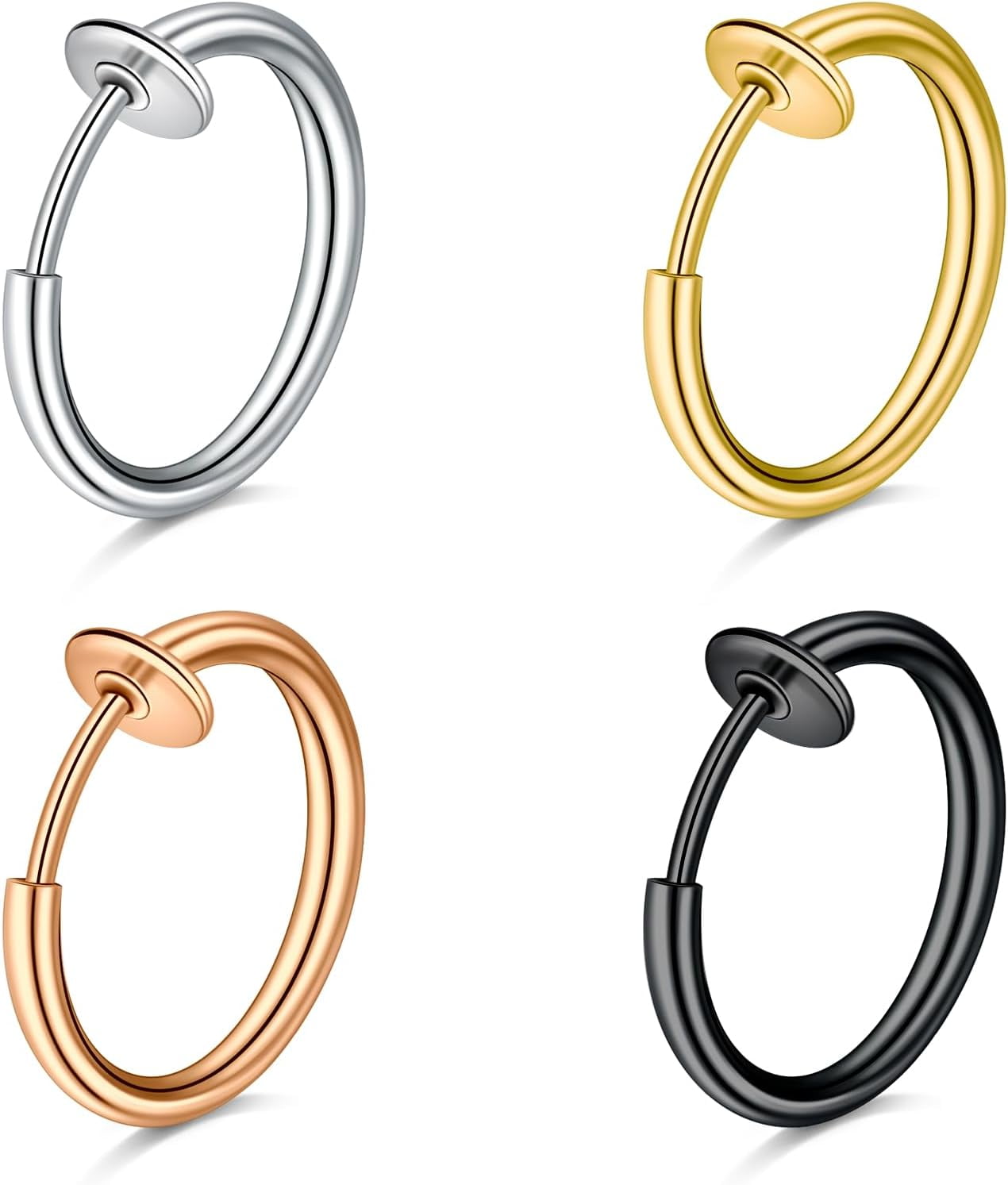 Fake Nose Ring Fake Lip Piercing Fake Lip Ring Fake Nose Ring Hoop Fake ...