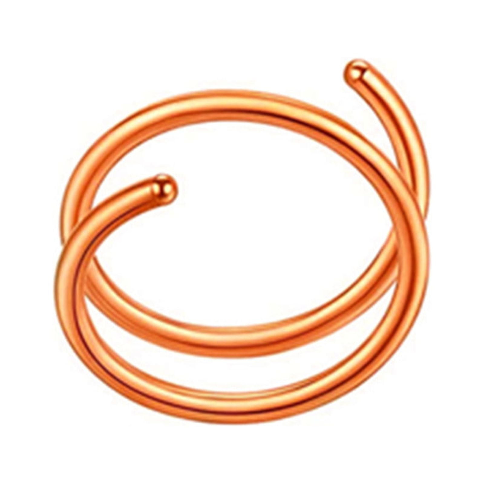 Fake Nose Ring Hoop Horseshoe Rings 316L Stainless Steel Nose L Shape ...