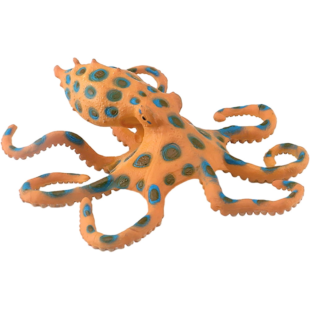 Octopus Figurine Marine Animal Model Toys Ornament Octopus Ocean ...