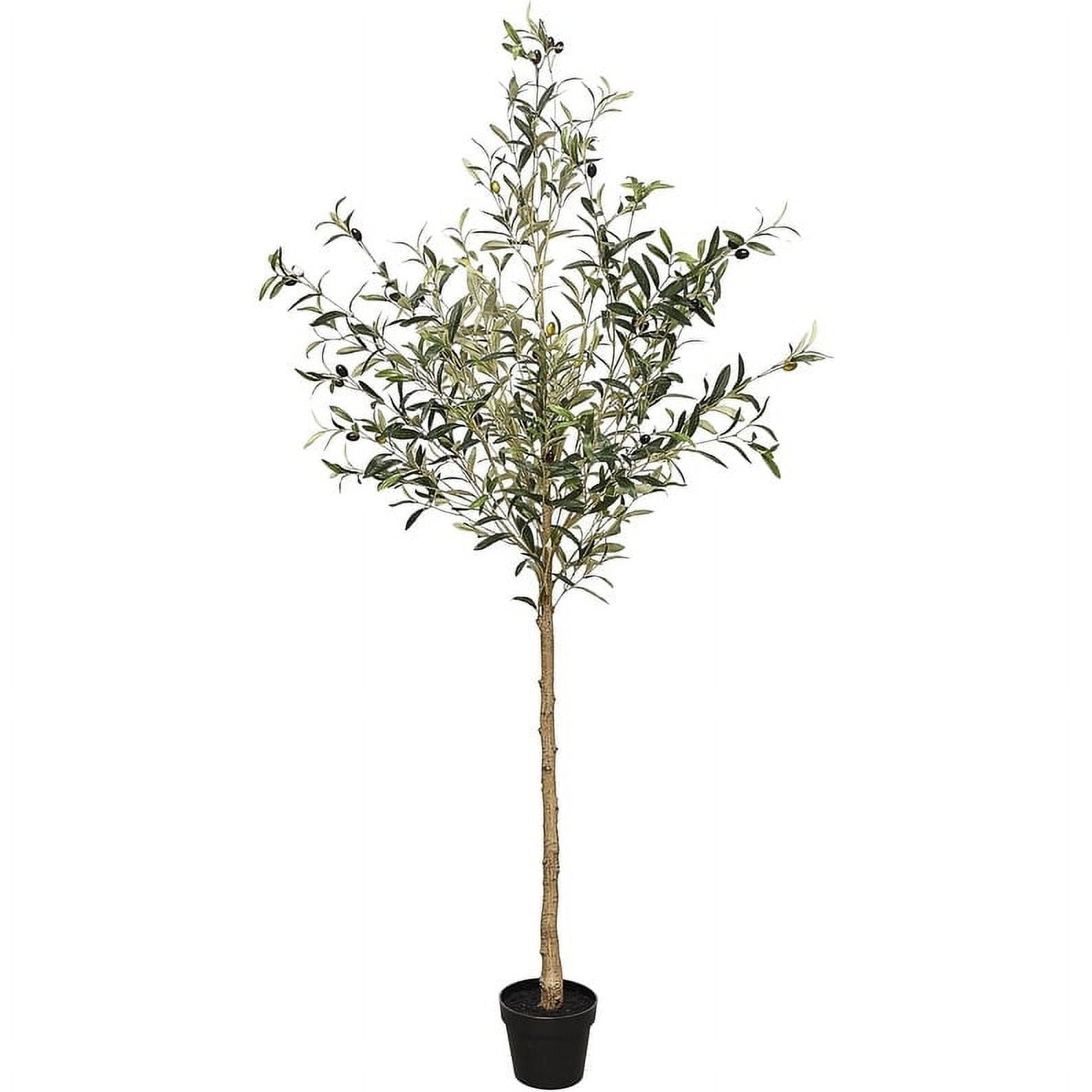 ZEKOO Fake Olive Tree Artificial Plants Tree Indoor Faux Tree with ...