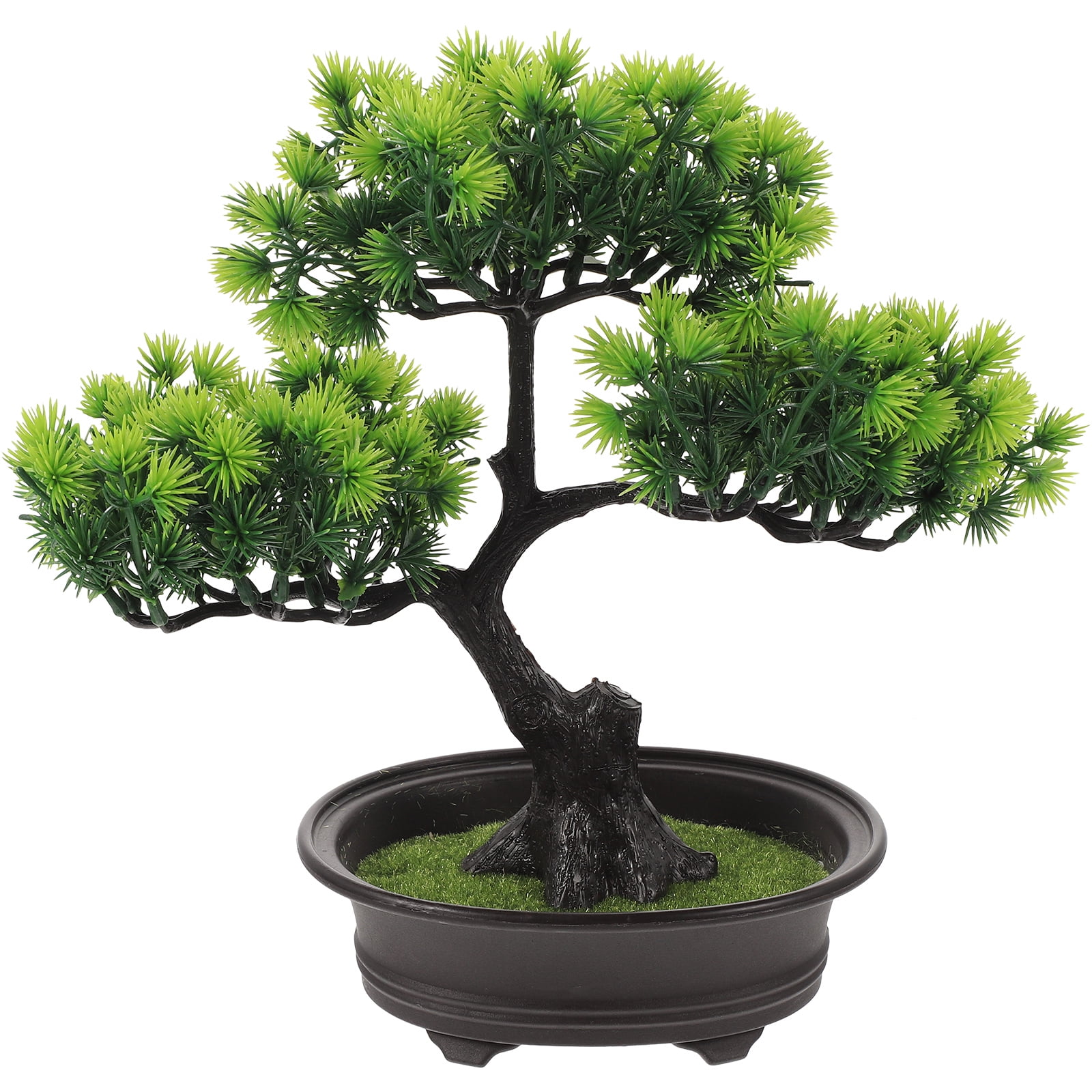 Fake Pine Bonsai Artificial Bonsai Tree Decor Fake Guest-Greeting Pine ...