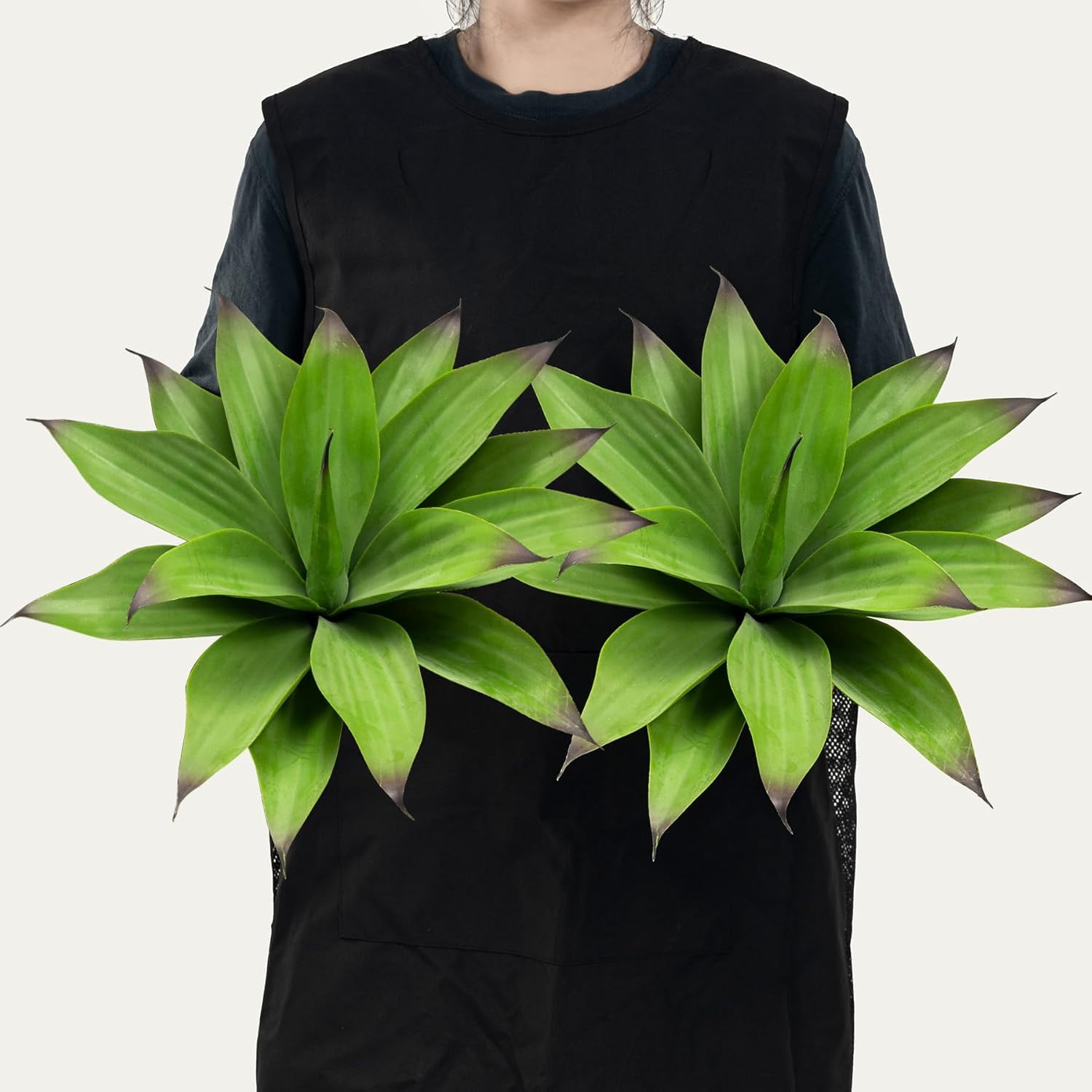 Fake Plants Artificial Agave Plants 13.8" Large UV Resistant Fake Agave ...