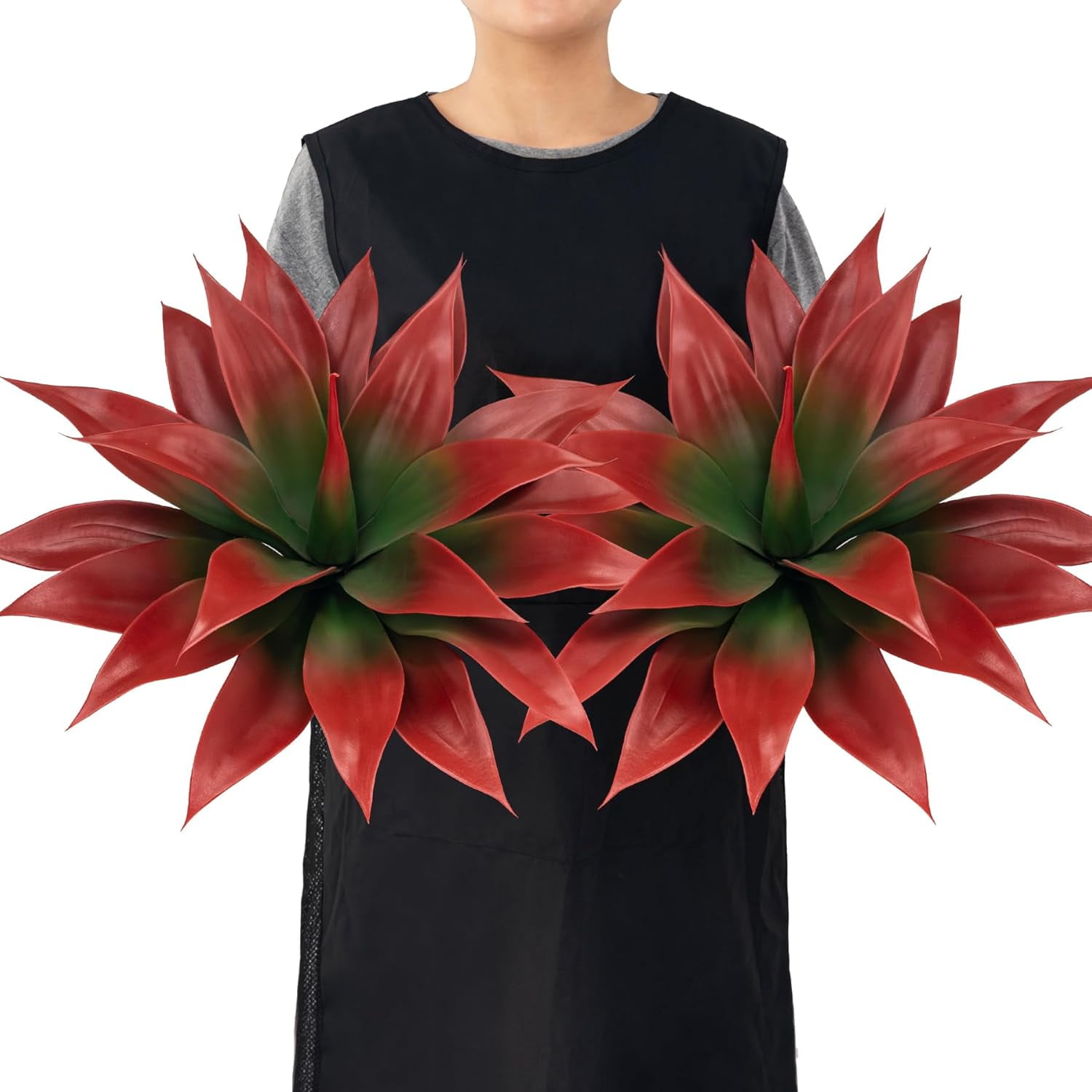 Fake Plants Artificial Agave Plants 13.8" Large UV Resistant Fake Agave ...
