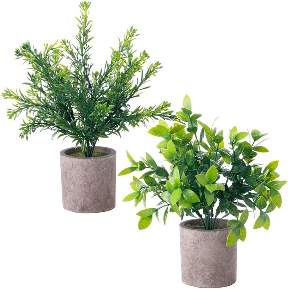 Fake Plants Artificial Plant Indoor Faux Greenery Leaves Green Décor ...