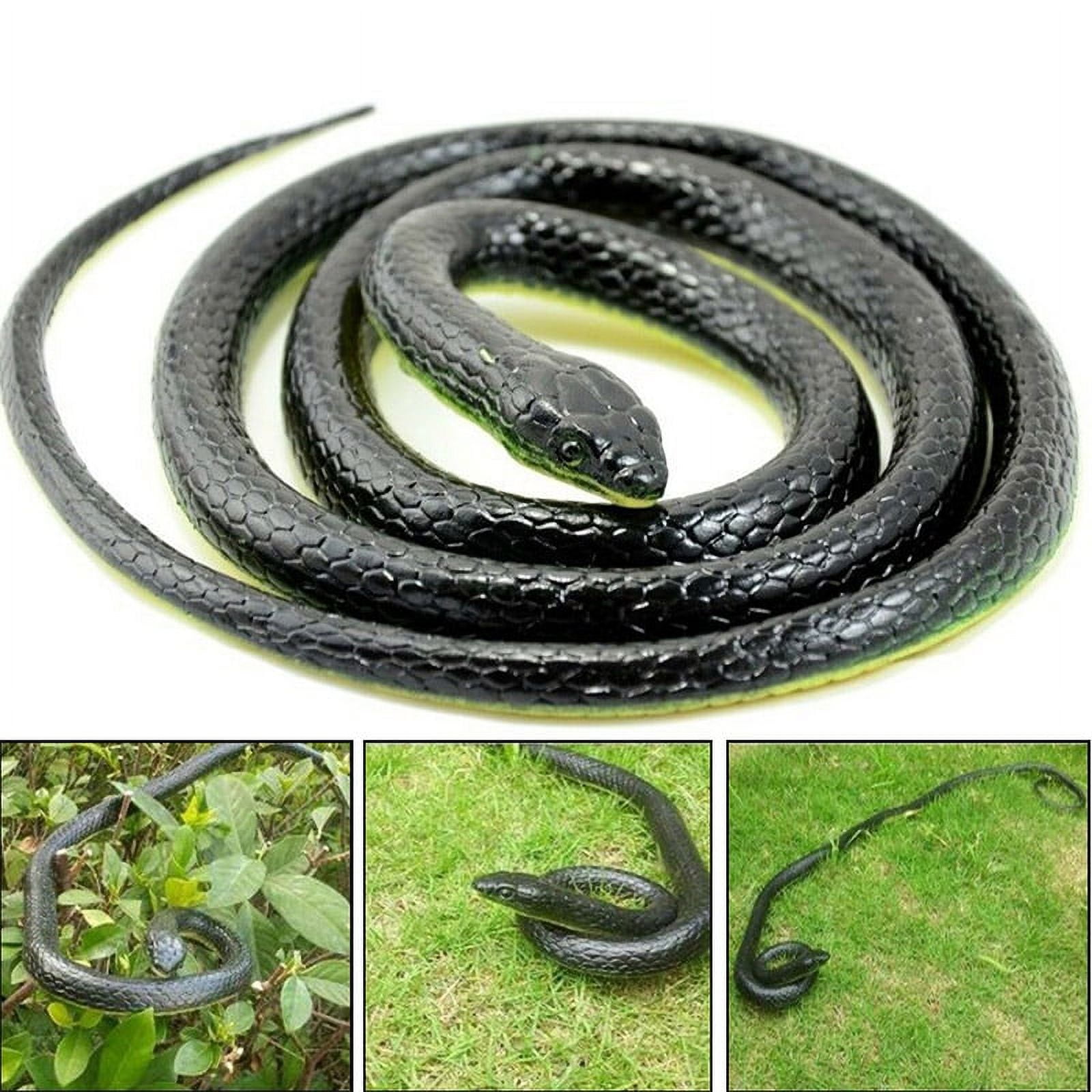 Fake Realistic Snake Lifelike Real Scary Rubber Toy Prank Party Joke ...