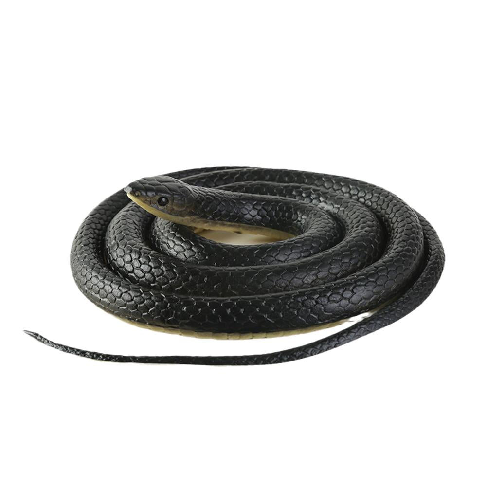 Fake Realistic Snake Lifelike Real Scary Rubber Trick Joke Party Gift ...