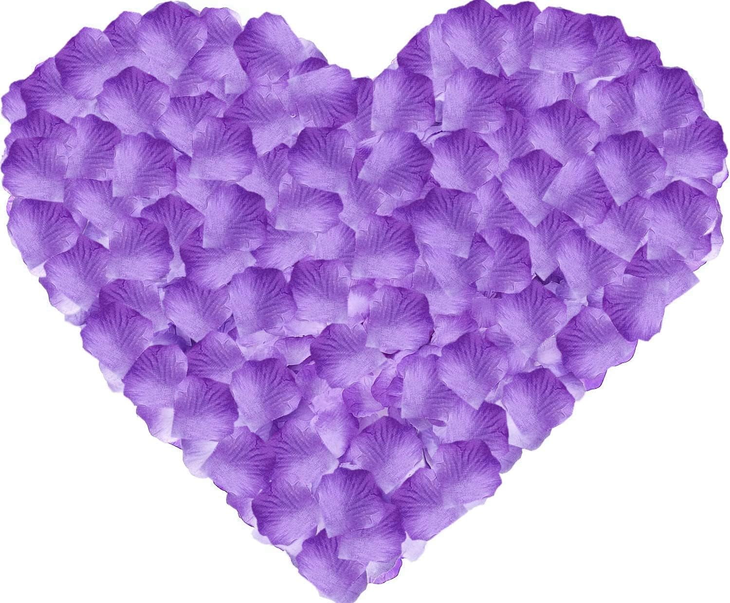 Fake Rose Petals for Romantic Night, Artificial Silk Flowers Faux Petal ...