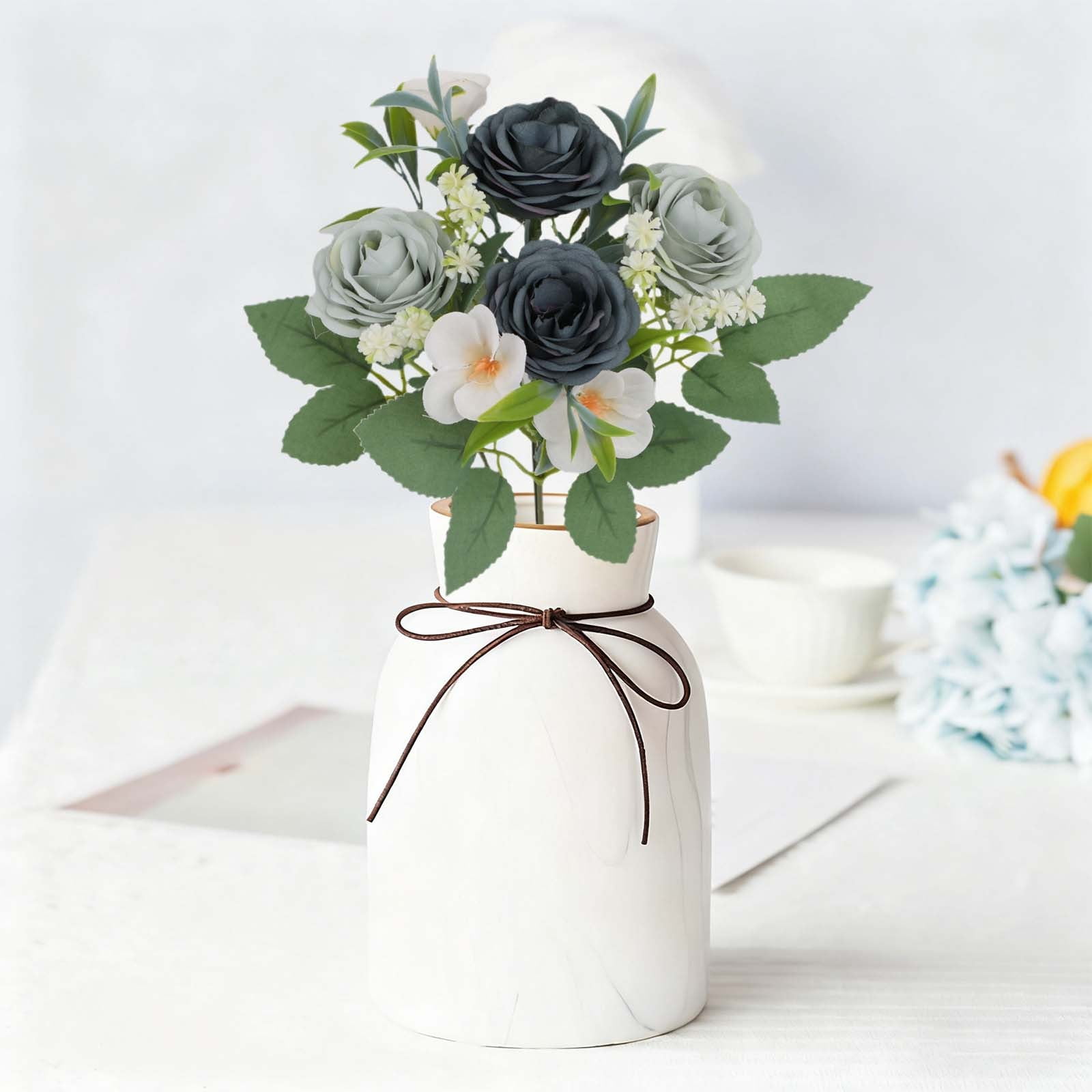 Fake Roses Artificial Flowers Red Roses with Long Stems,A Rose ...