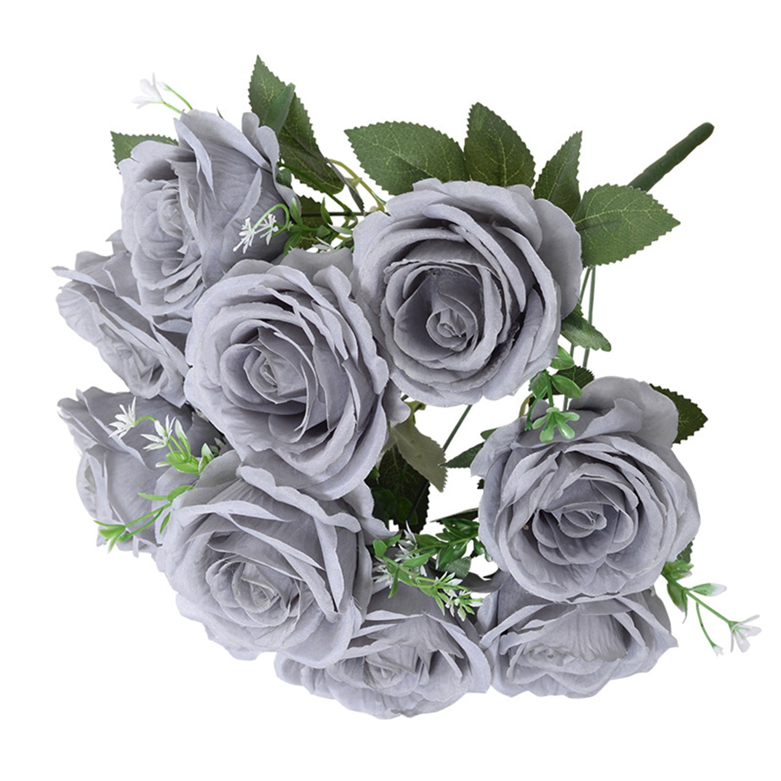 Fake Roses on Sale Barhoo Artificial Roses with Stems 10 Head ...