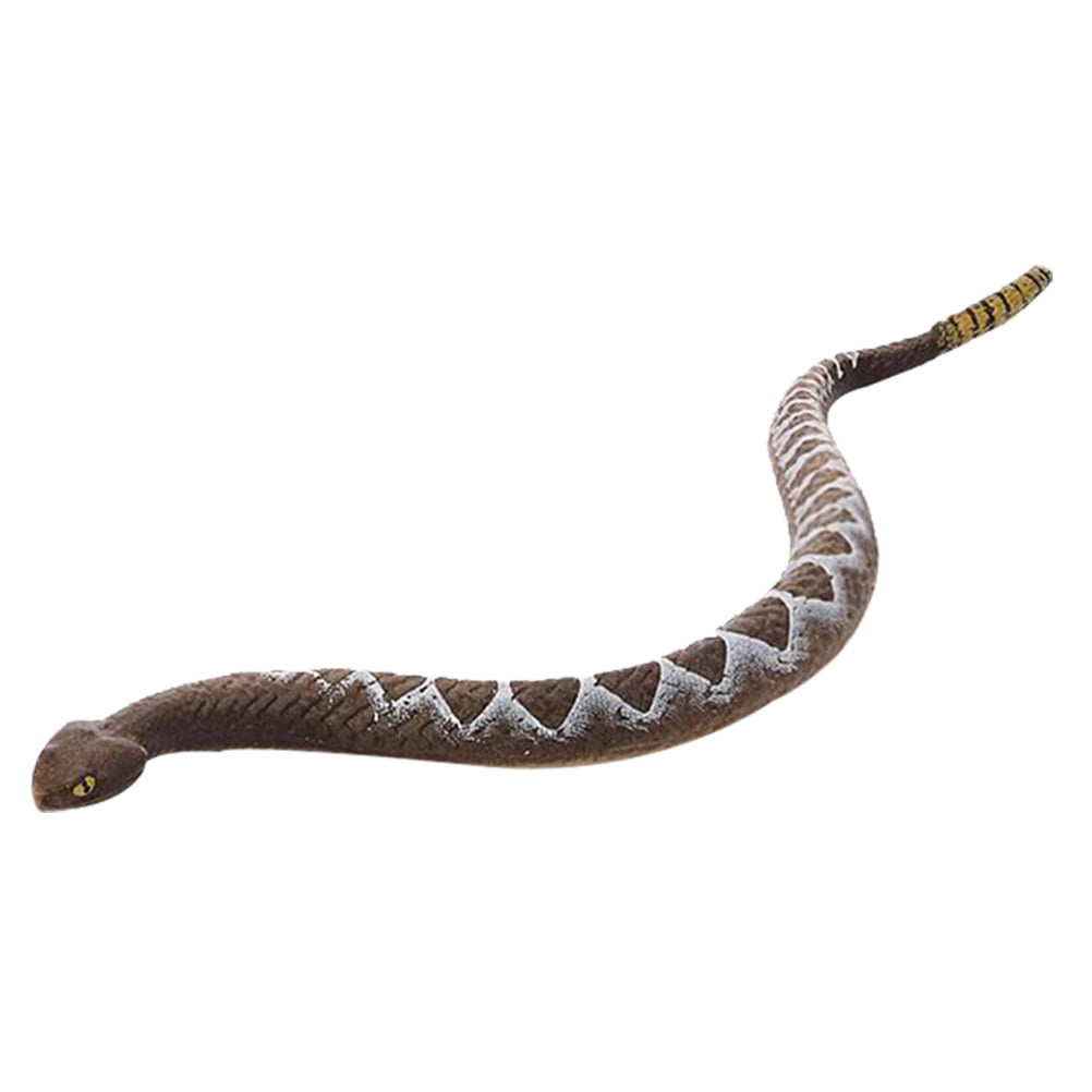 GAXIRE Cartoon Snake Figurines Brown PVC 1Pcs For Children Adults ...