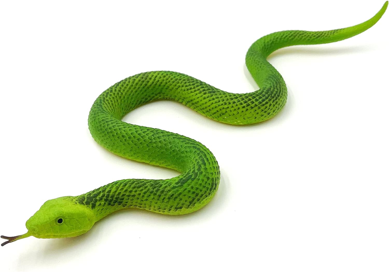 Fake Snake Toy Realistic Rubber Snake Toy 13.8" Coral Snake Figurine ...