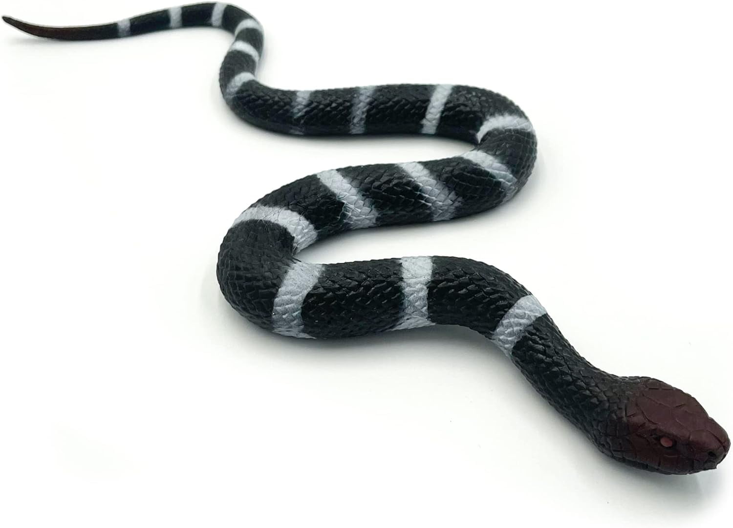 Fake Snake Toy Realistic Rubber Snake Toy 13.8" Coral Snake Figurine ...