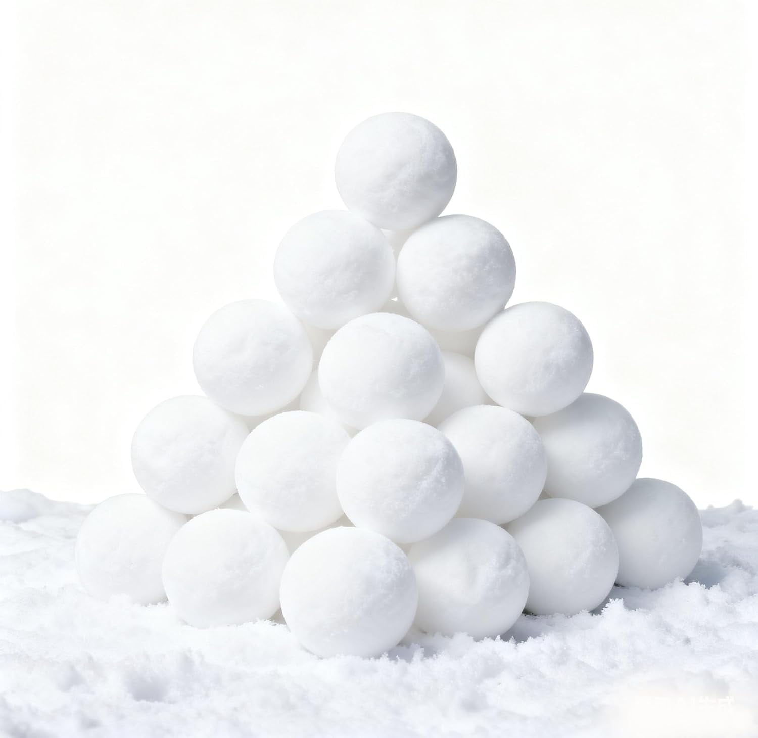 Fake Snowballs 18/30/42 PCS, Soft Plush Artificial 5cm Snowballs for ...