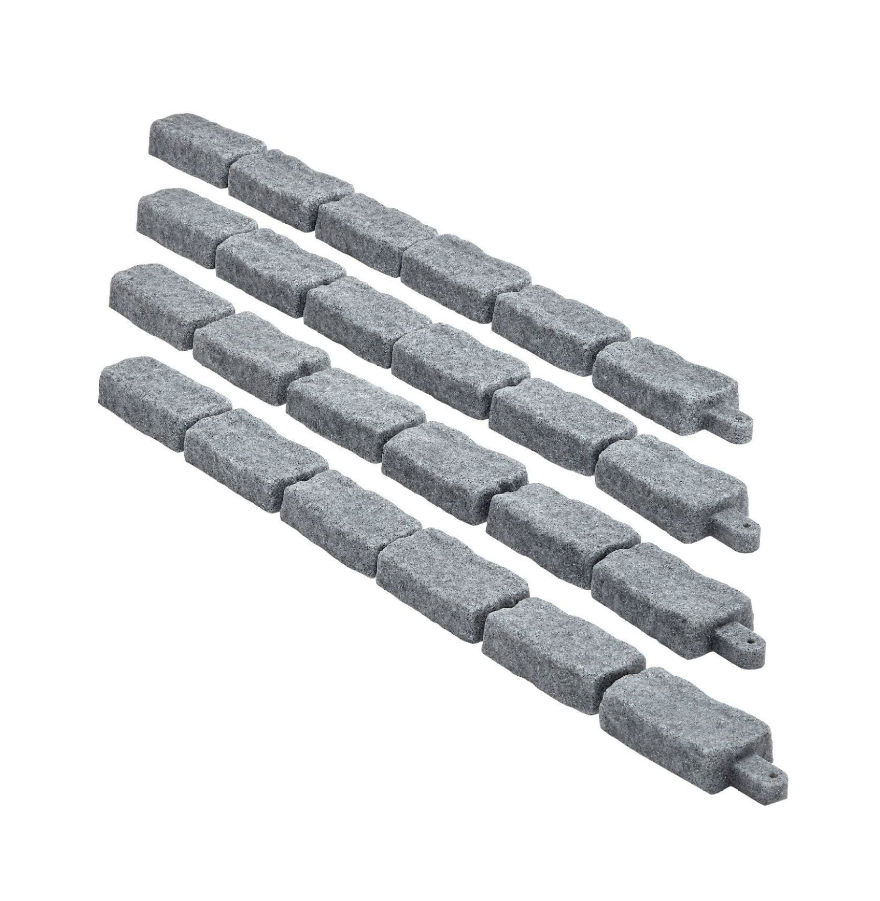 Fake Stone Garden Edging 46.5in, Lawn Border for Landscaping, Realistic ...