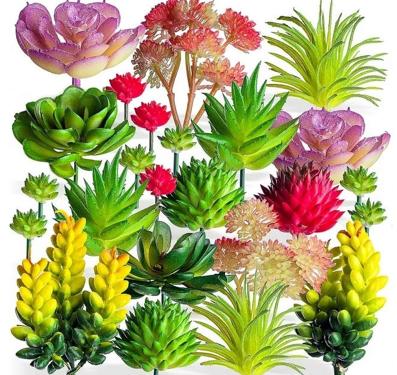 Fake Succulent Artificial Succulents Faux Hanging Floral Plants for ...